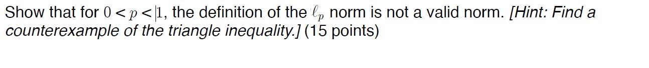 Solved Show that for 0