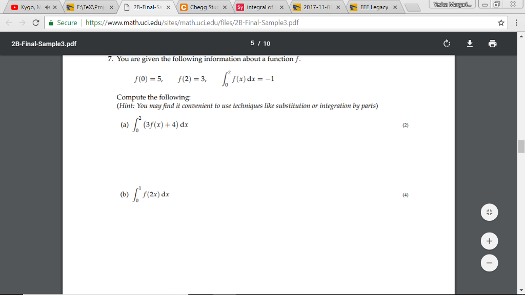 Solved 23 C Secure | Chegg.com