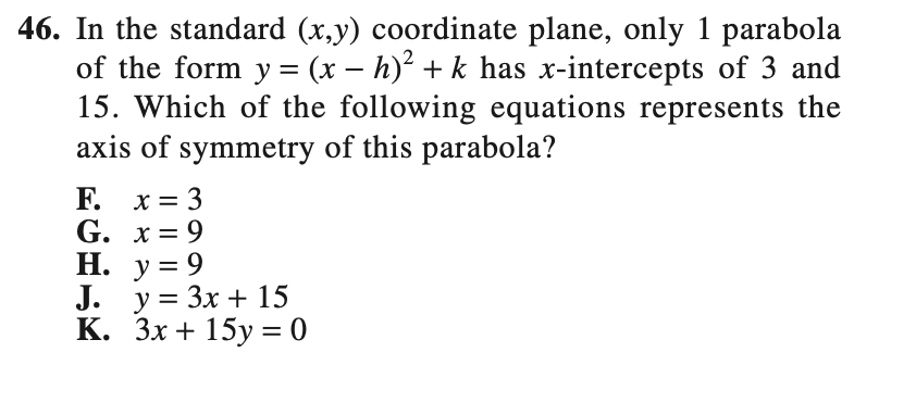 Solved 16. In the standard (x,y) coordinate plane, only 1 | Chegg.com