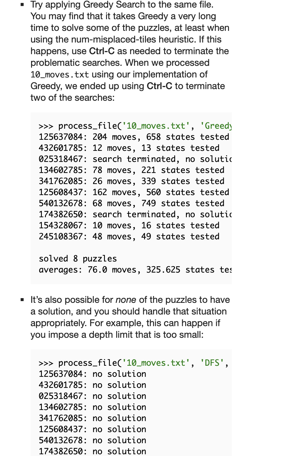 Solved Part V: Compare algorithms, and try to speed things | Chegg.com