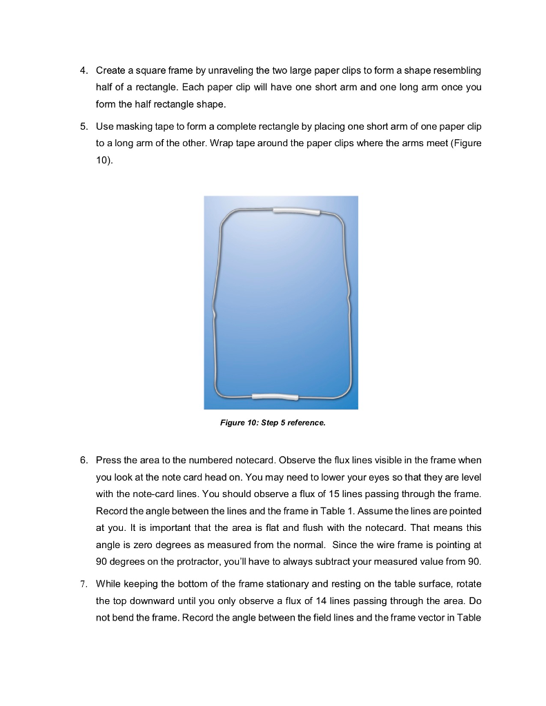 Solved Experiment 1: Flux In this experiment, you will model | Chegg.com
