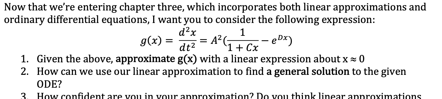 Solved Now that we're entering chapter three, which | Chegg.com