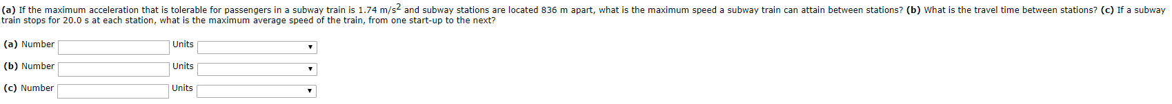 Solved (a) If the maximum acceleration that is tolerable for | Chegg.com