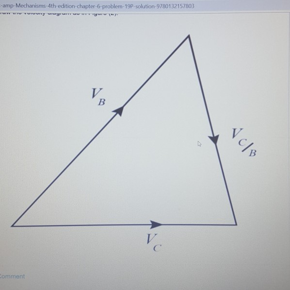 Solved Relative Velocity Method-Graphical 6-19. For the | Chegg.com