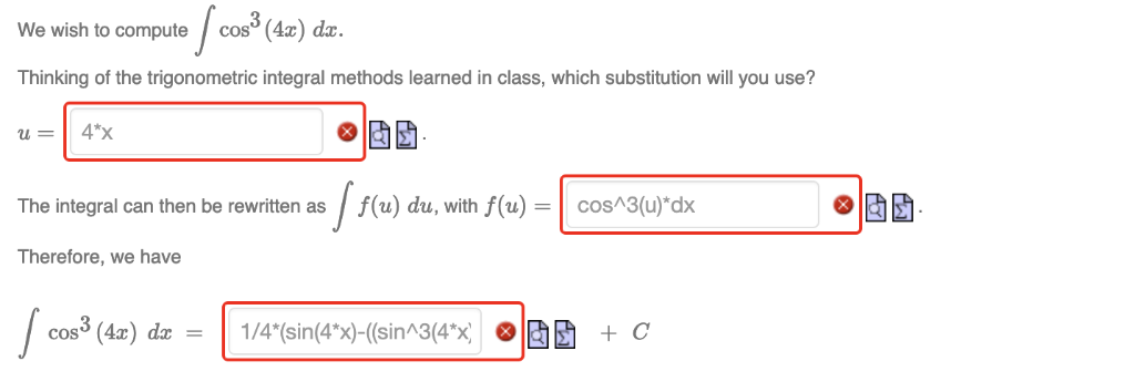 Solved We wish to compute cos (4) dz Thinking of the | Chegg.com