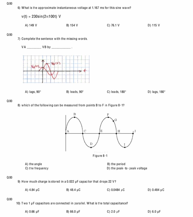 Solved 1) A 60 Hz sine wave completes cycles every 10 | Chegg.com Solved 1) A 60 Hz sine wave completes cycles every 10 | Chegg.com