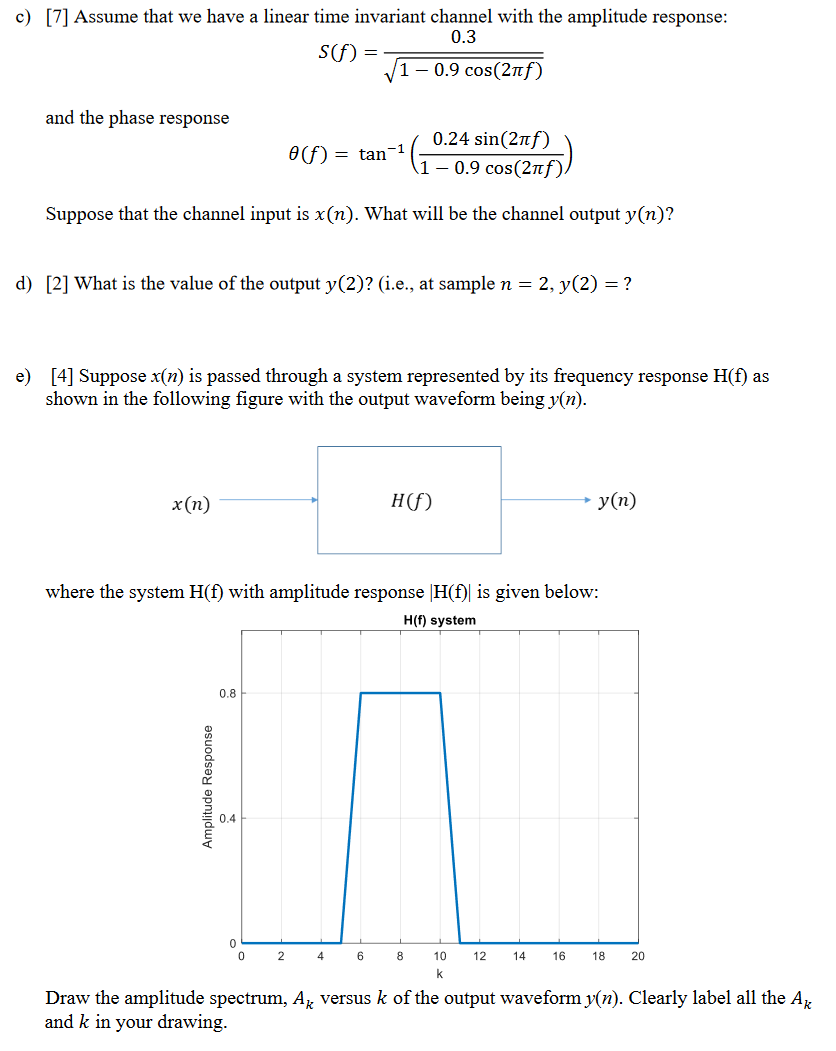 Solved Consider a discrete time cosine wave x(n) with 200 | Chegg.com