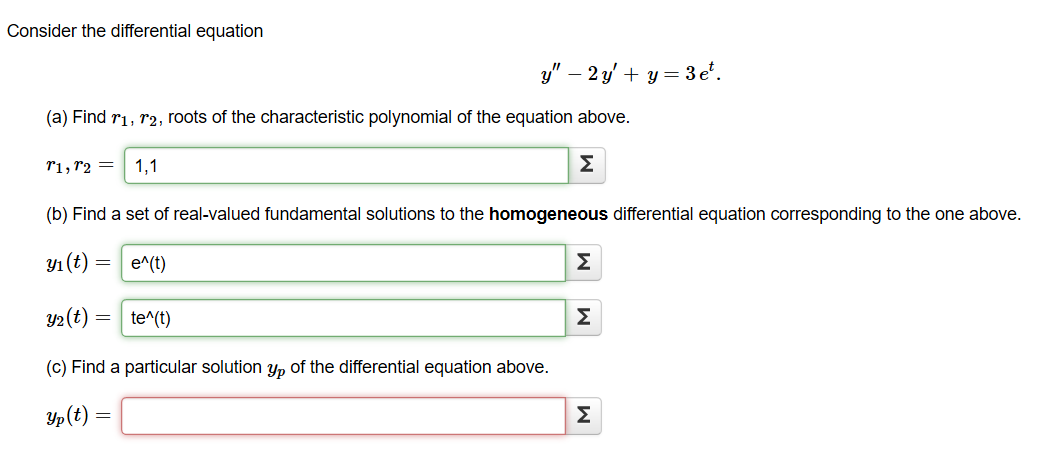 Solved Consider the differential equation y" – 3y' +2y= 4 | Chegg.com