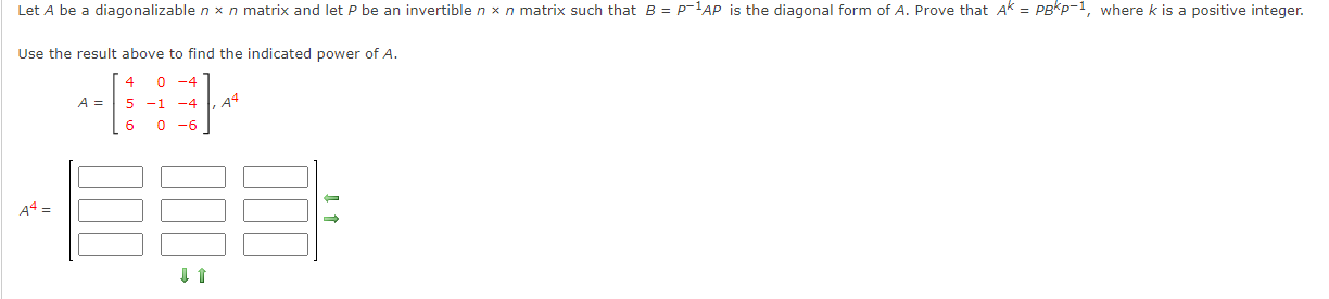 Solved Let A be a diagonalizable n × n matrix and let P be | Chegg.com