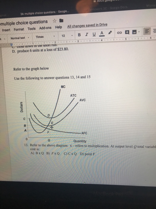 Solved 3A-multiple choice questions Google multiple choice | Chegg.com