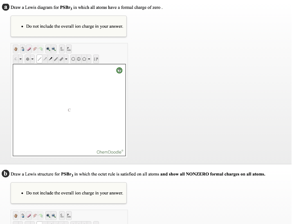 Solved a Dra a Lewis diagram for PSBr3 in which all atoms | Chegg.com
