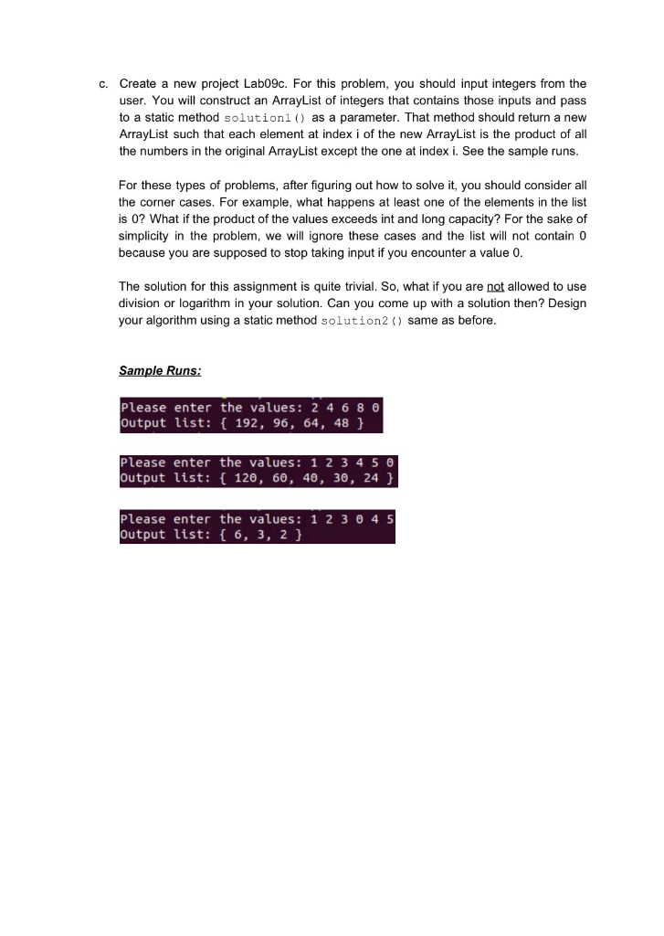 Lab09b (below) import java.util.Scanner; import | Chegg.com