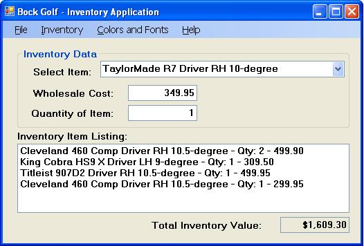 Assignment 5Management at the Bock Golf Store needs | Chegg.com