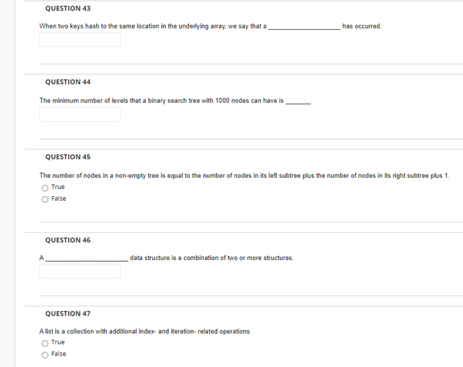 Solved Question 34 For The Hashing Approach The Underlying 