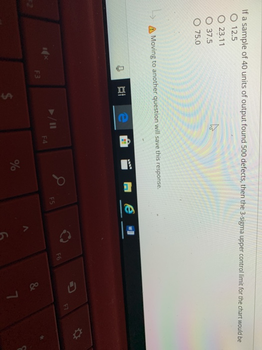 Solved If a sample of 40 units of output found 500 defects, | Chegg.com