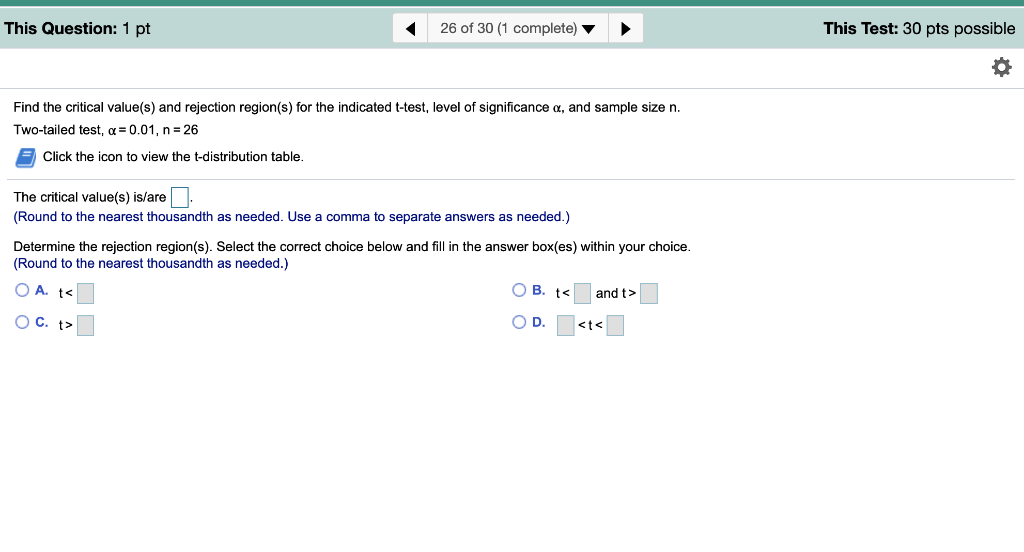 Solved This Question: 1 pt 13 of 30 (1 complete) This Test: | Chegg.com