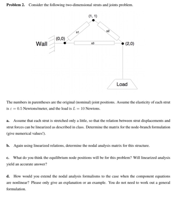 Problem 2. Consider the following two-dimensional | Chegg.com