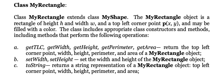 Solved 1- Amend the hierarchy of Java classes in Assignment | Chegg.com