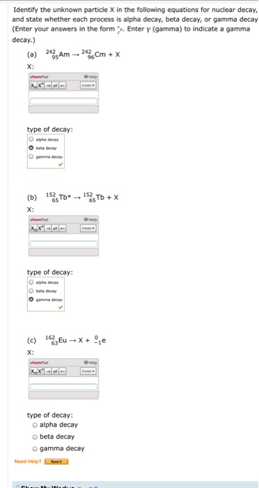Solved Identify the unknown particle X in the following | Chegg.com