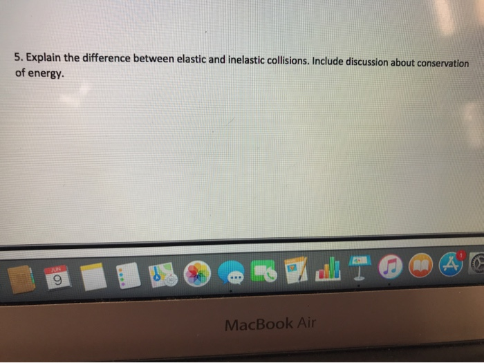 Solved 5. Explain the difference between elastic and | Chegg.com