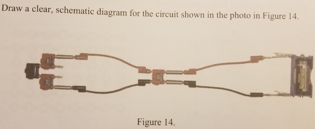 Solved Draw a clear, schematic diagram for the circuit shown | Chegg.com Solved Draw a clear, schematic diagram for the circuit shown | Chegg.com