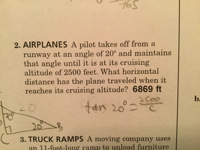 Solved 2. AIRPLANES A pilot takes off from a runway at an | Chegg.com