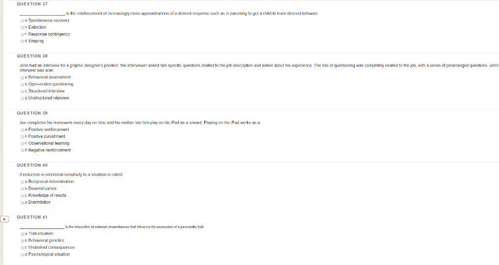 Solved QUESTION 37 is the reinforcement of increasingly | Chegg.com