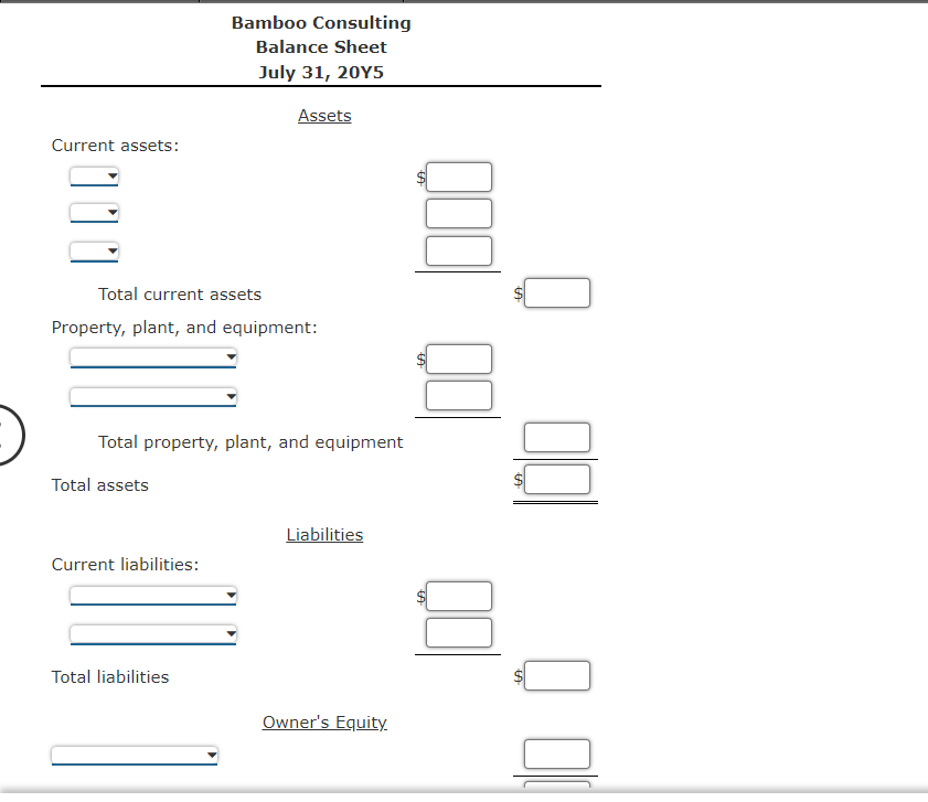 Solved Financial Statements from the End-of-Period | Chegg.com