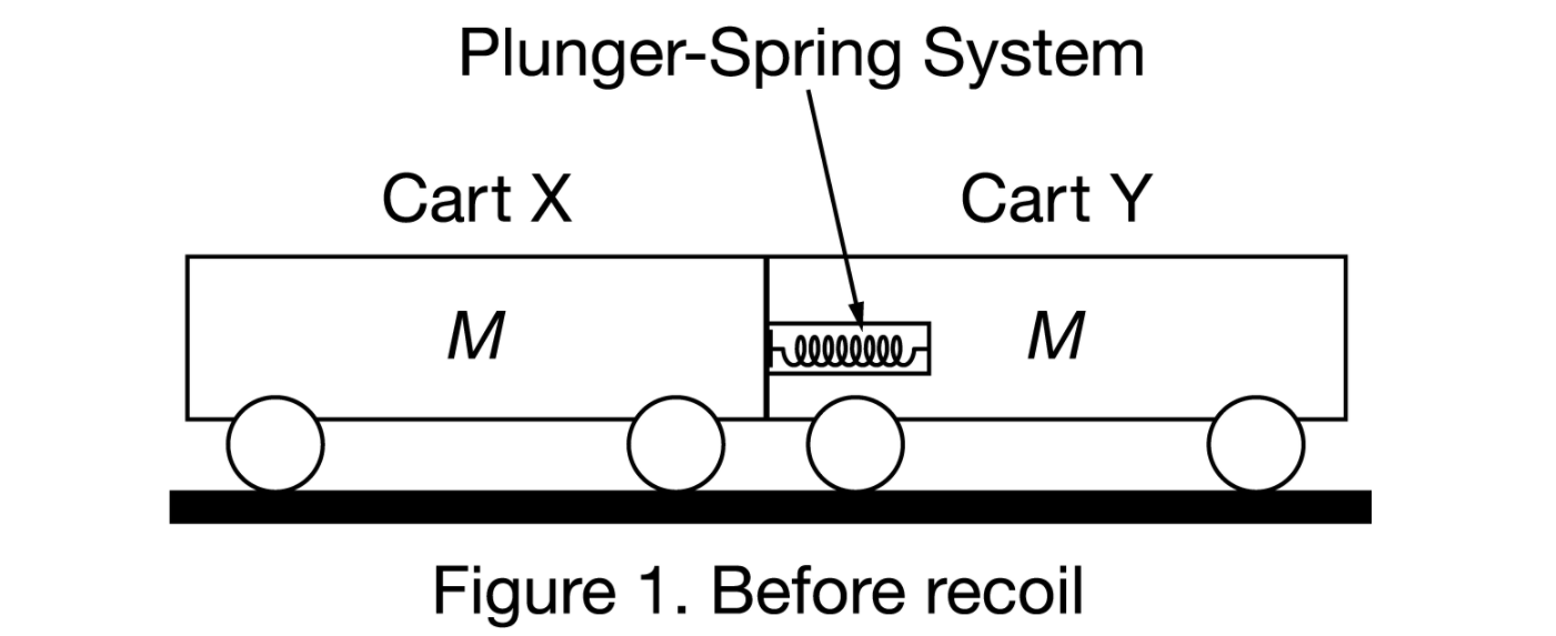 Plunger-Spring System Cart X Cart Y M llllllll M | Chegg.com
