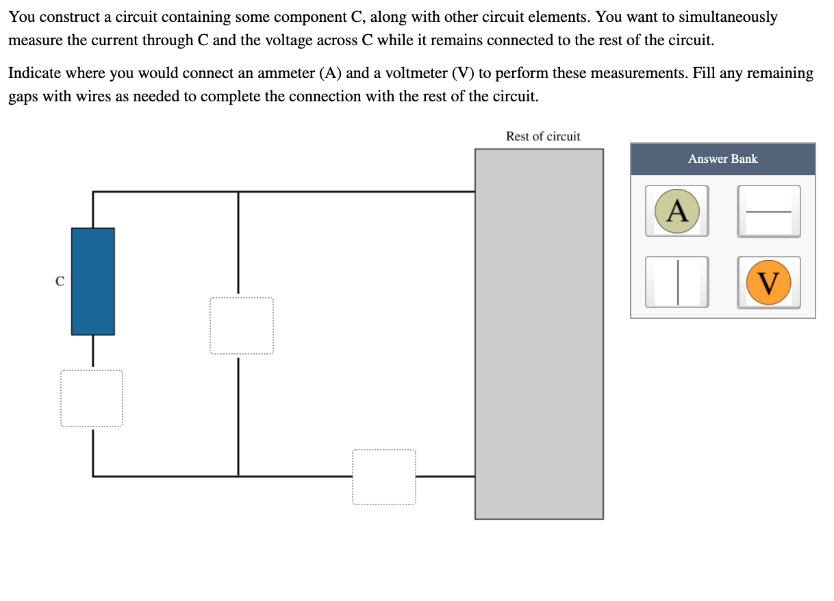 Solved You Construct A Circuit Containing Some Component C 3764