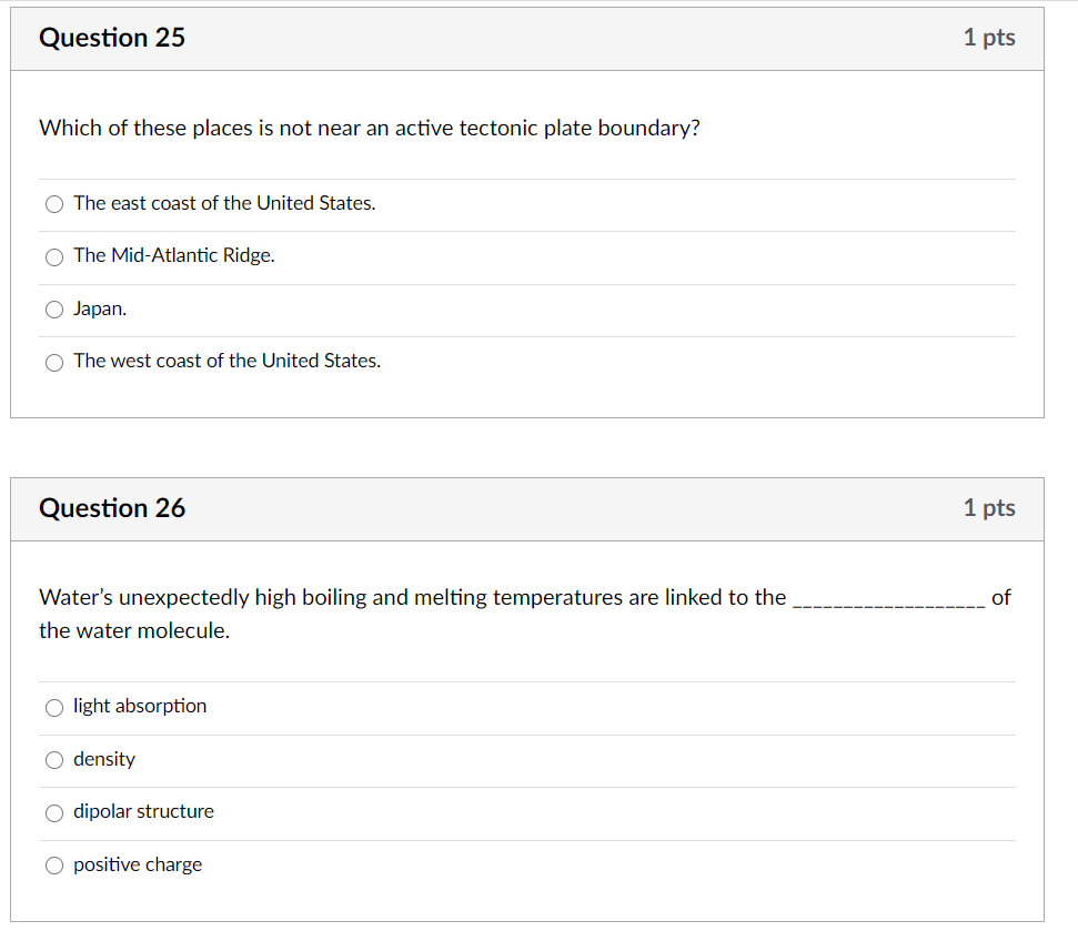 Solved Question 23 1 pts Why is caballing important to ocean | Chegg.com