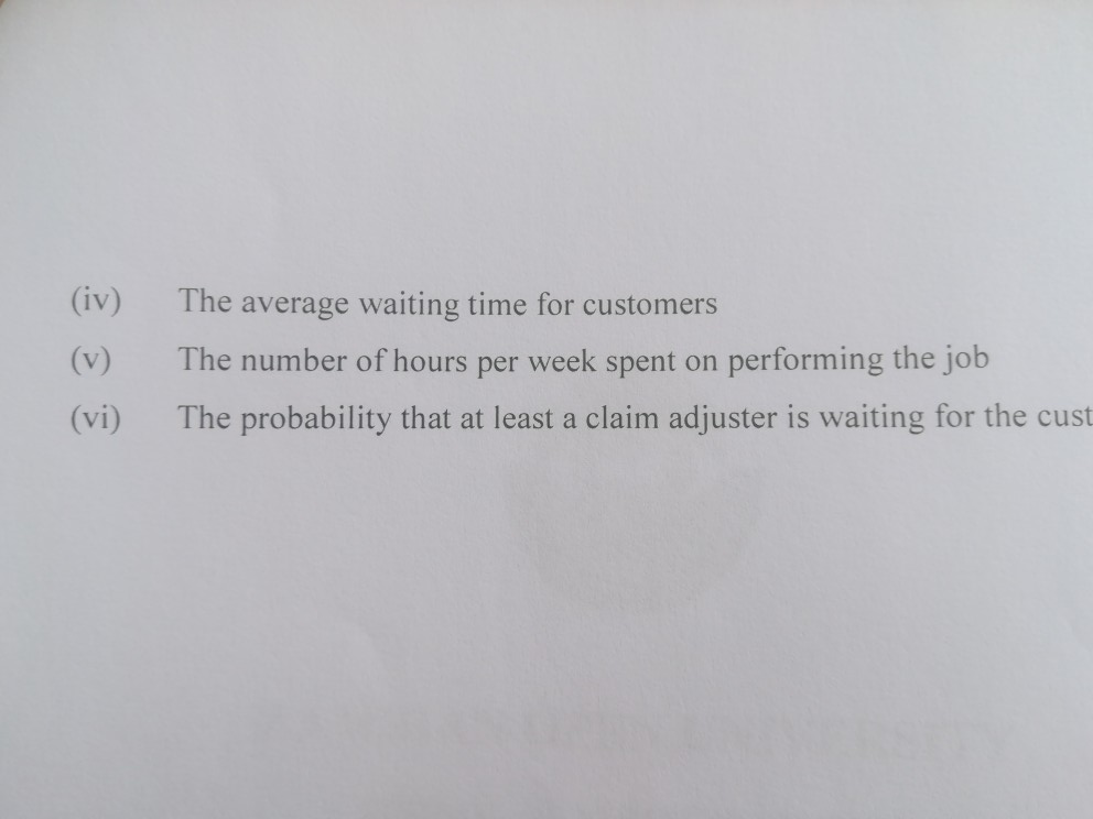 Solved (i) (iii) (iv) What is the average number of letters | Chegg.com