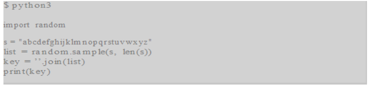 Solved Step 1: let us generate the encryption key, i.e., | Chegg.com