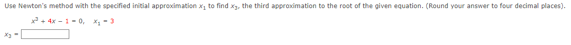 Solved Use Newton's method with the specified initial | Chegg.com