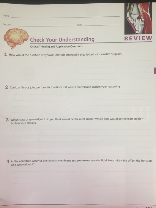 Solved Name Section Date REVIE W Check Your Understanding | Chegg.com