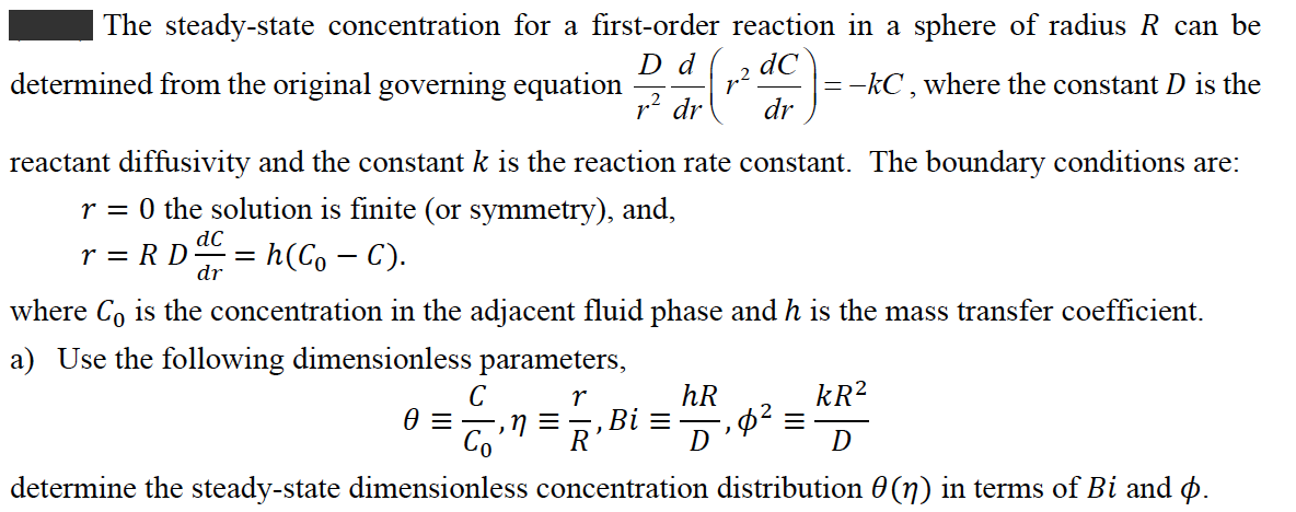 The steady-state concentration for a first-order | Chegg.com