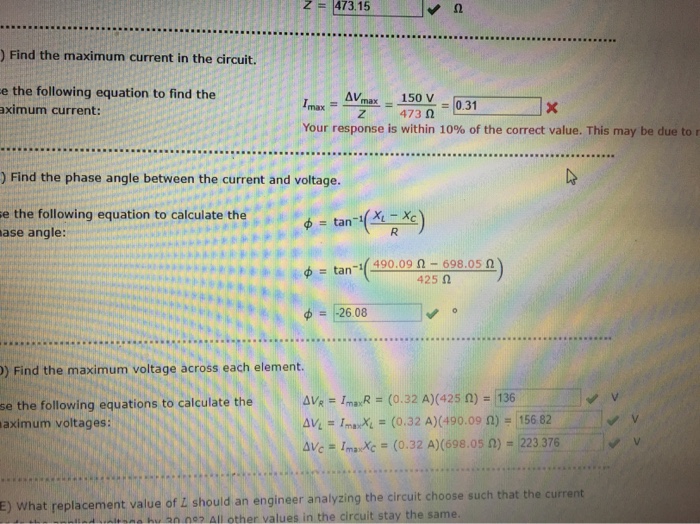Solved AVR (135 V) sin(377t) AV (155 V) cos(377t) Me ? (-221 | Chegg.com