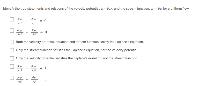 Solved Identify the true statements and relations of the | Chegg.com