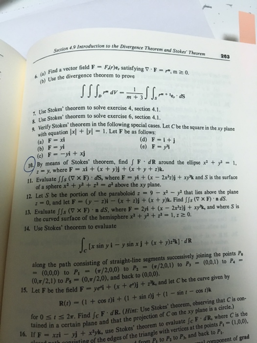 Solved uction to the Divergence Theorem and Stokes' Theorem | Chegg.com