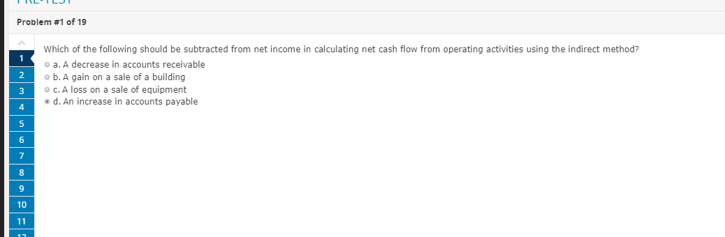 Solved I IILPILJI Problem #1 of 19 Which of the following | Chegg.com