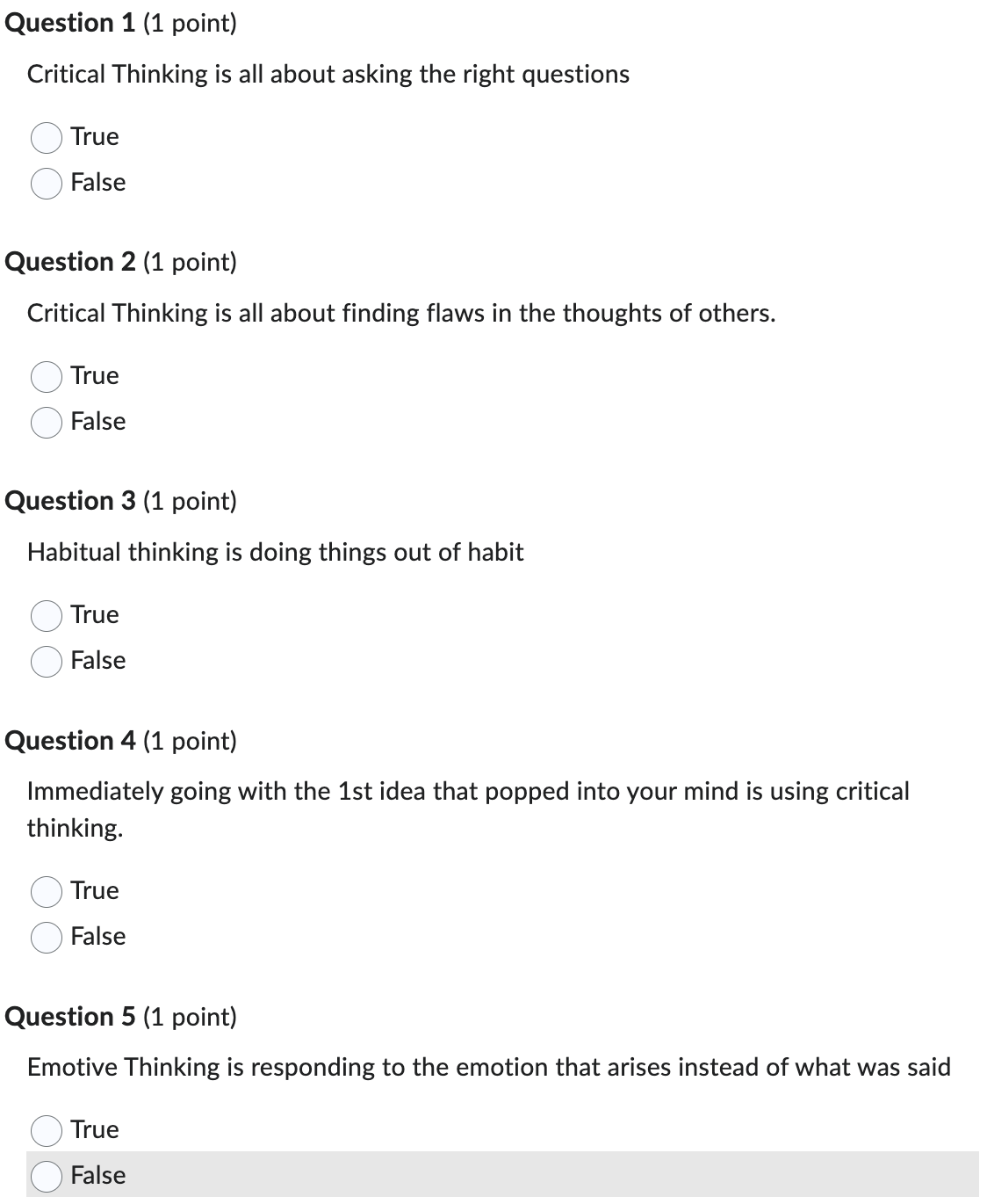 Solved Critical Thinking is all about asking the right | Chegg.com