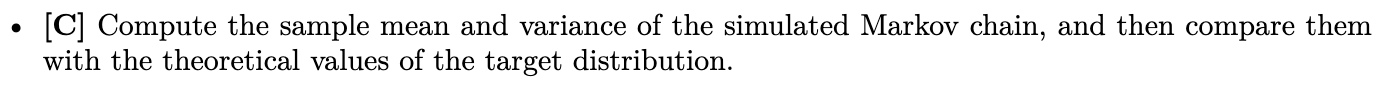 Solved Here We Want To Use A Metropolis Hastings Algorithm