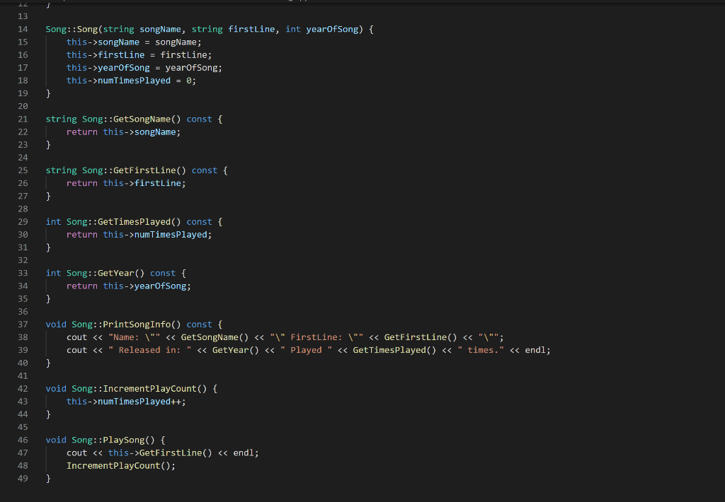 Solved In C++, this code isnt outputting the correct code, | Chegg.com