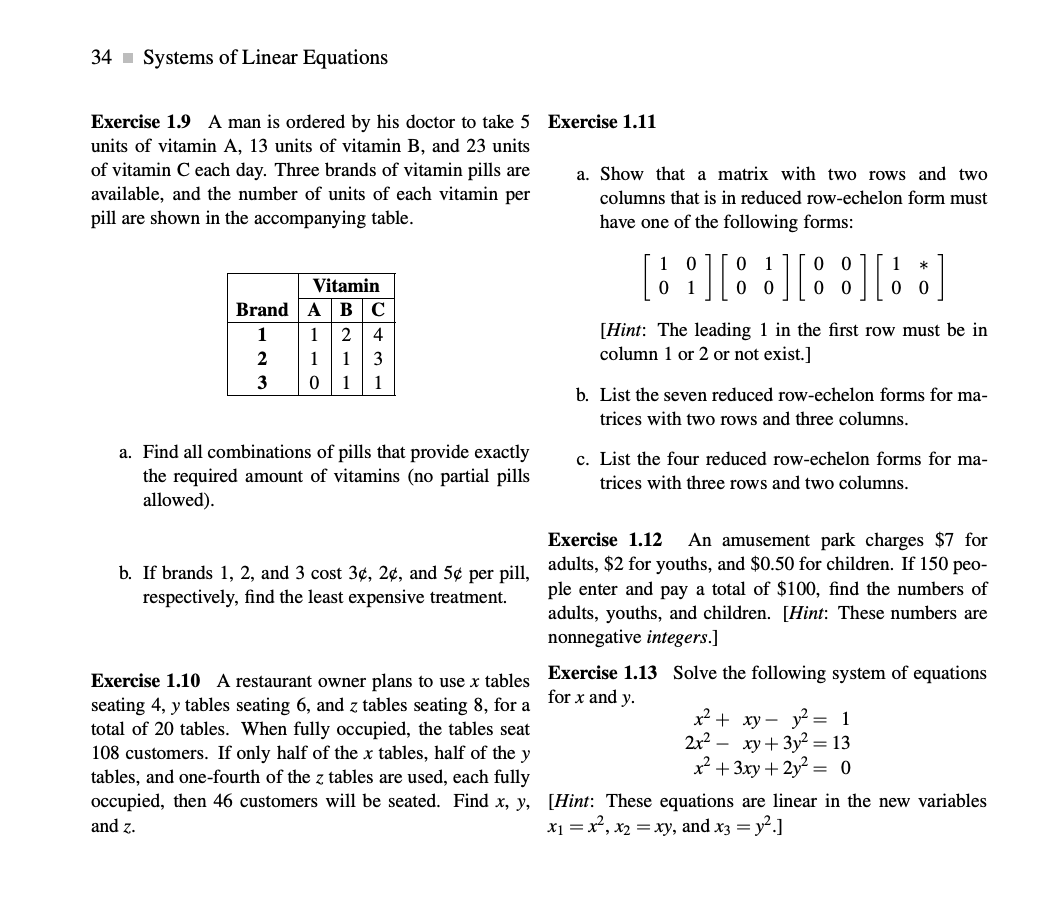 Solved You must choose one problem from each category below. | Chegg.com