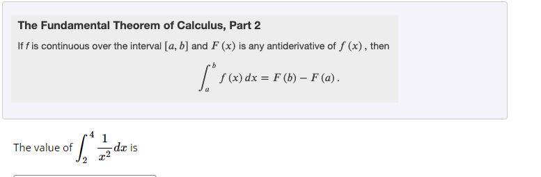 Solved The Fundamental Theorem of Calculus, Part 2 Iff is | Chegg.com