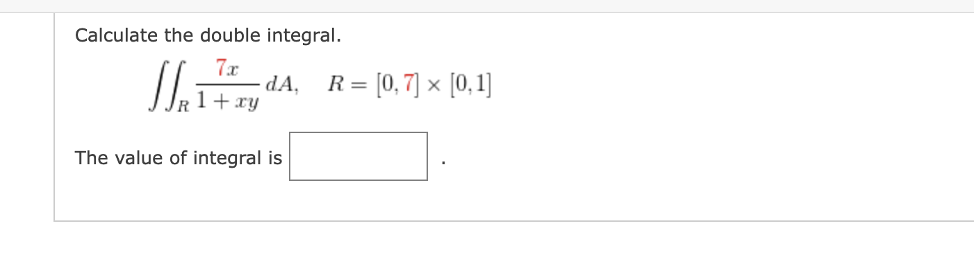 Solved Calculate the double integral. | Chegg.com