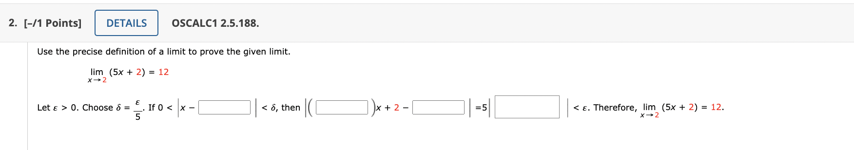 Solved Use the precise definition of a limit to prove the | Chegg.com
