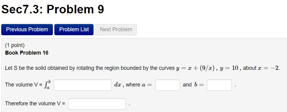 Solved Book Problem 16 Let S be the solid obtained by | Chegg.com