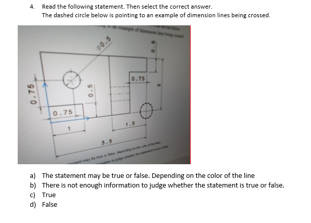 Solved 4. Read the following statement. Then select the | Chegg.com