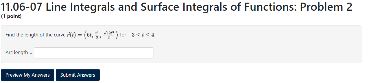 Solved 11.06-07 Line Integrals and Surface Integrals of | Chegg.com